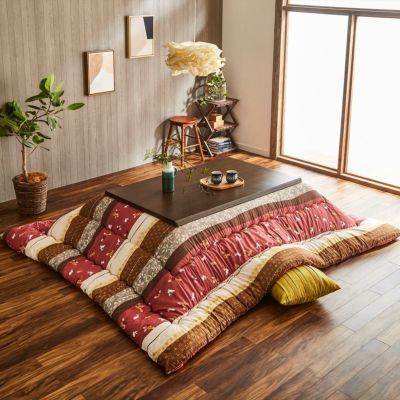 i】【代引不可】 こたつ布団 正方形 おしゃれ コタツ 北欧 ネイビー